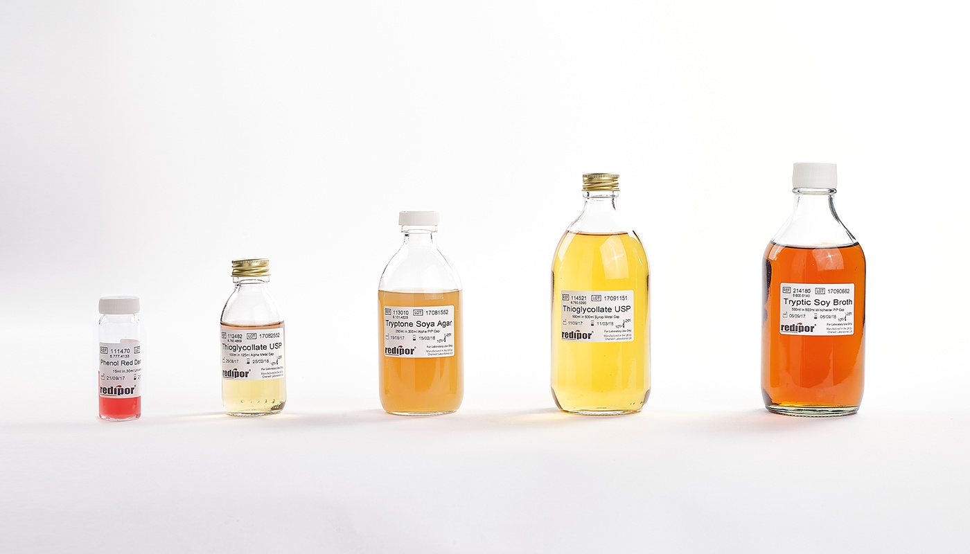 Bottled Media Products | AnalytiChem UK (Formerly Cherwell)